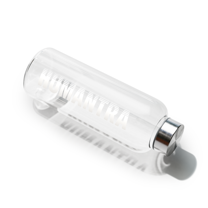 1L Glass Water Bottle — Humantra UK